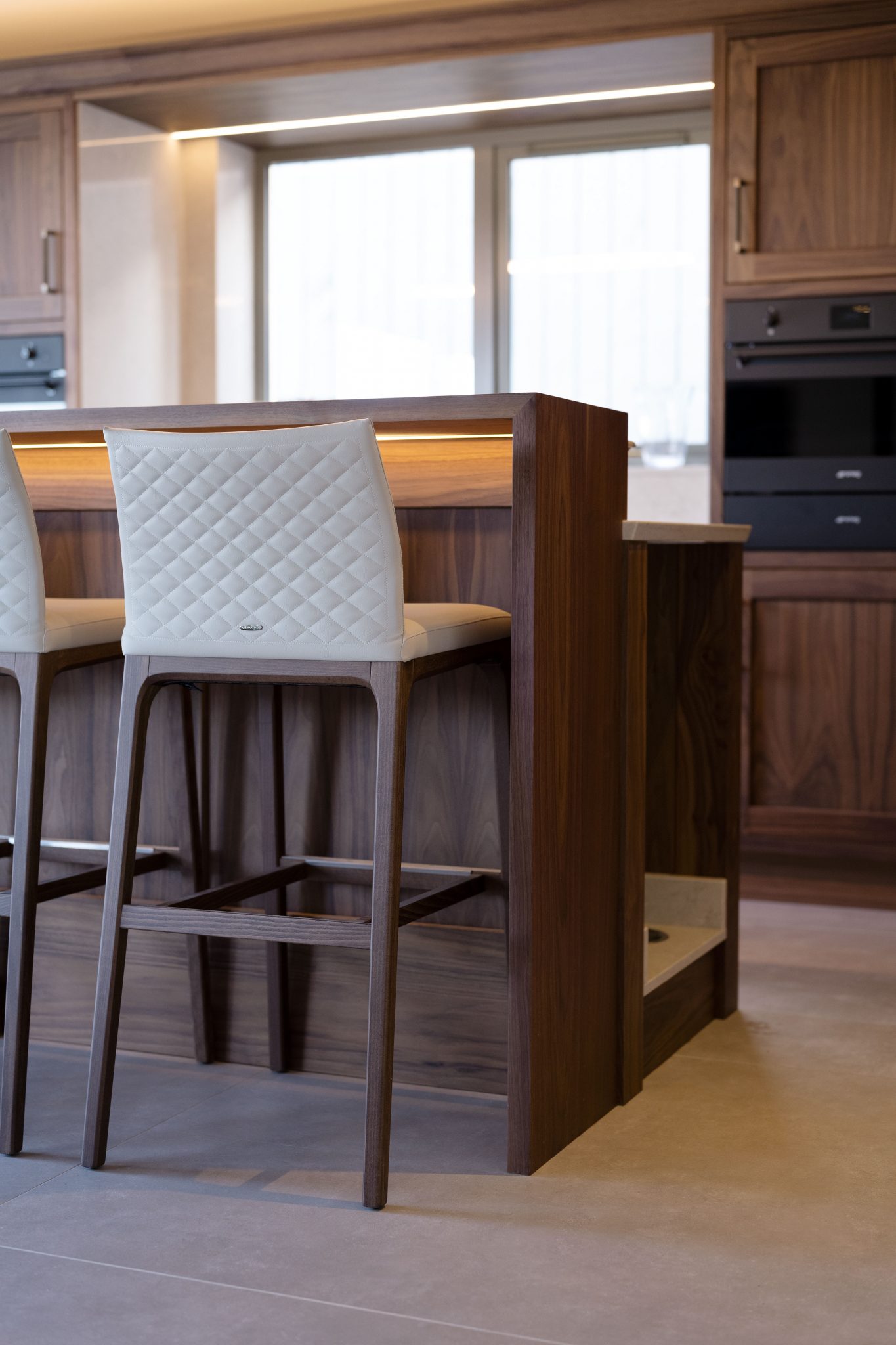 Walnut and Quartz Combination – CNK Designs